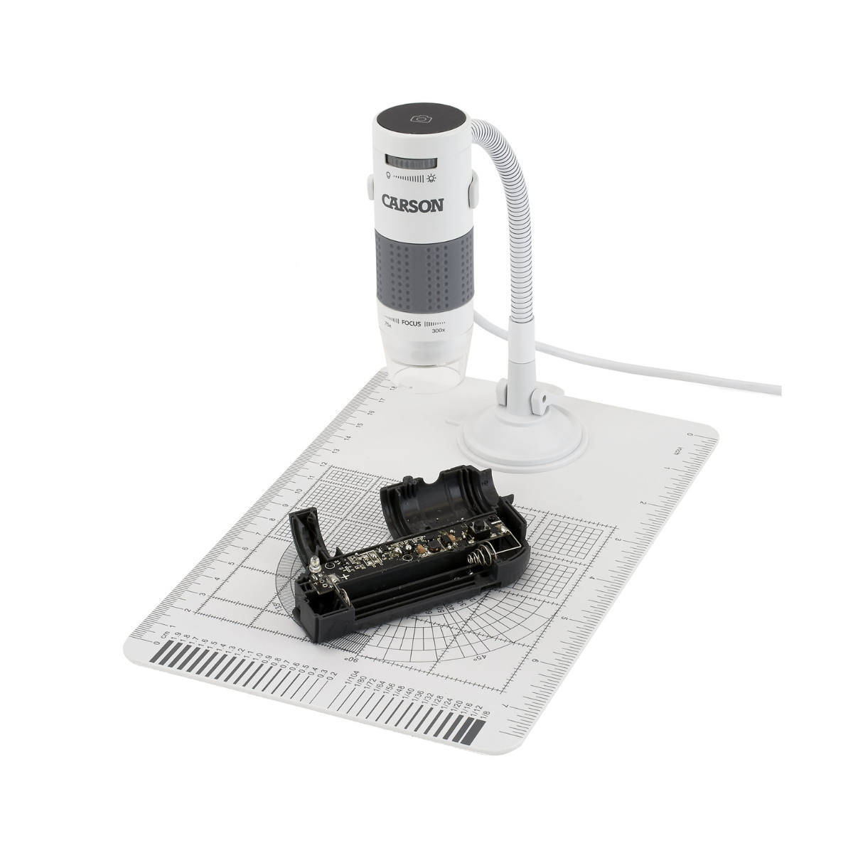 Microscope numérique eFlex 78x/324x avec support à col flexible et socle